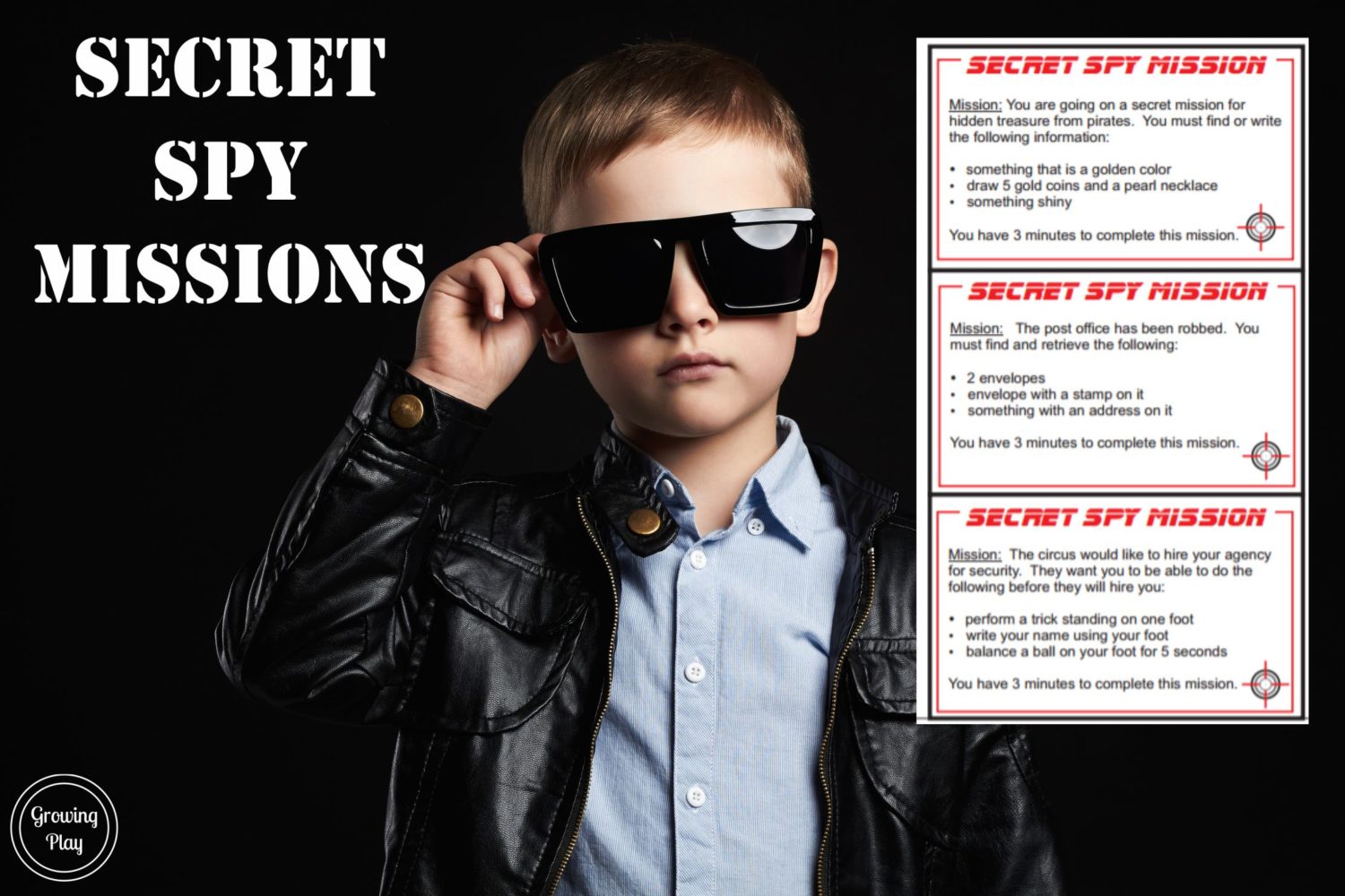 Secret Agent Missions - Pretend Play - Growing Play