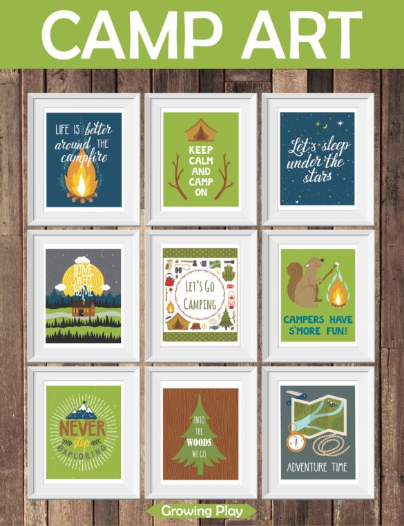 Camping Games and Activities - Growing Play