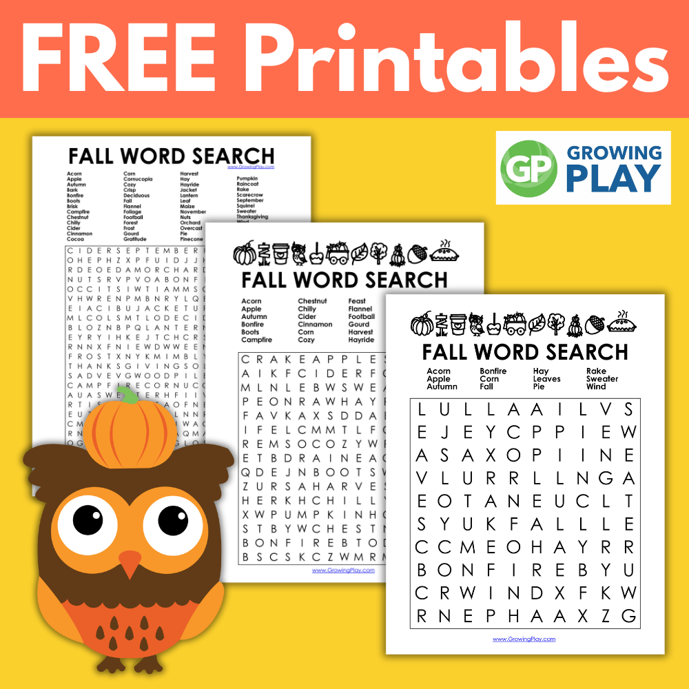 Funny Word Search Printable - Free - Growing Play