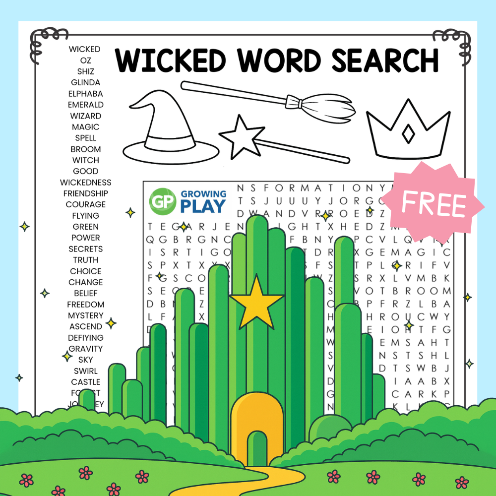 Funny Word Search Printable - Free - Growing Play